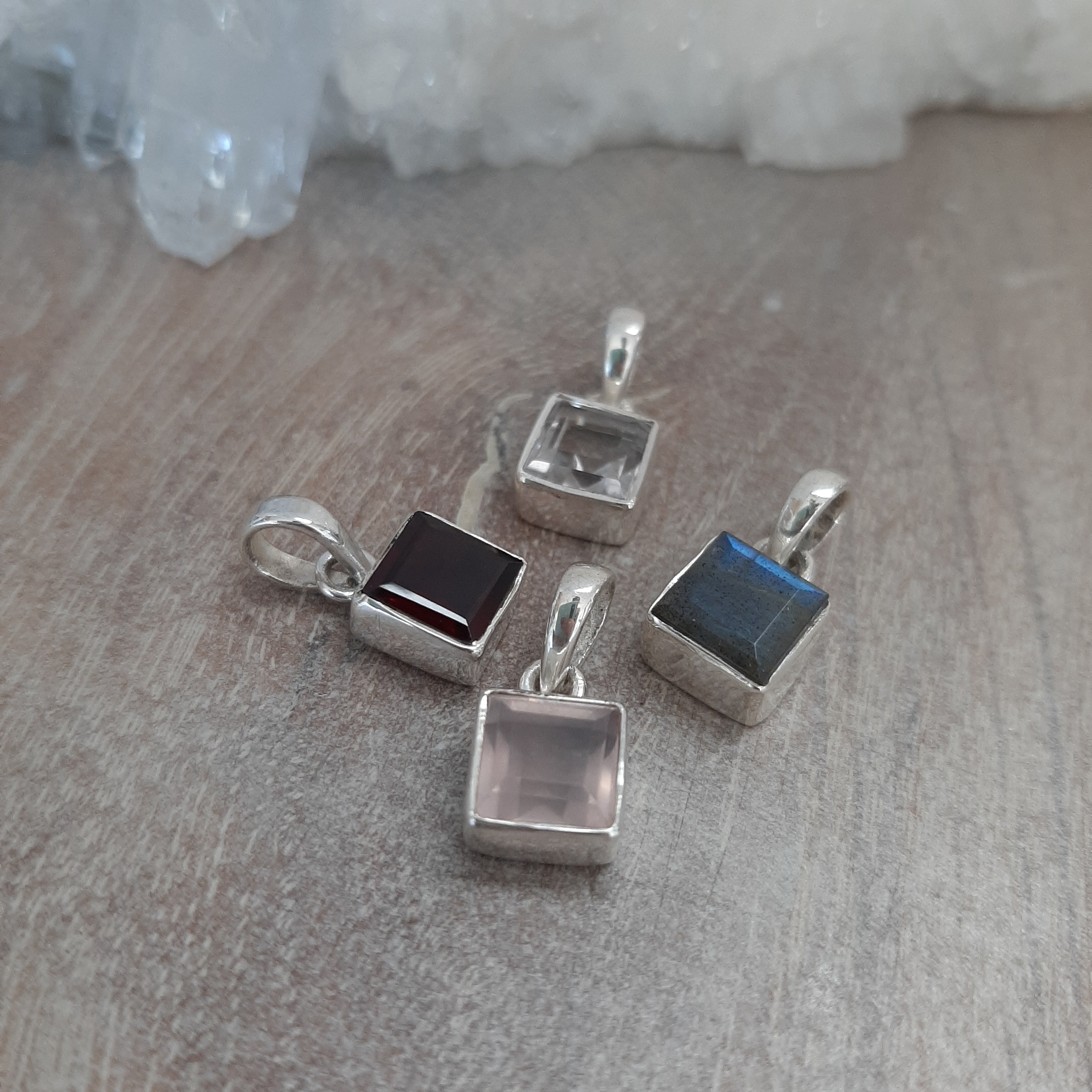 Crystal Square Pendant | Ethical Crystals, Ascension Jewelry and Energy ...