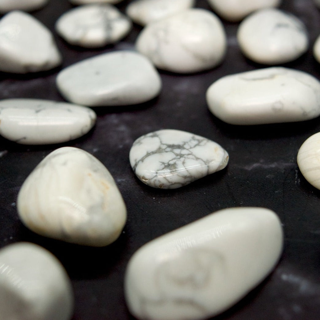 Howlite Tumbled Stone | Ethical Crystals, Ascension Jewelry and Energy ...