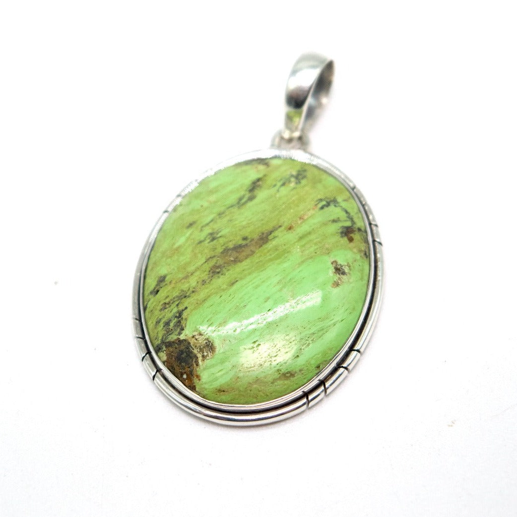 Gaspeite Oval Pendant | Ethical Crystals, Ascension Jewelry and Energy ...