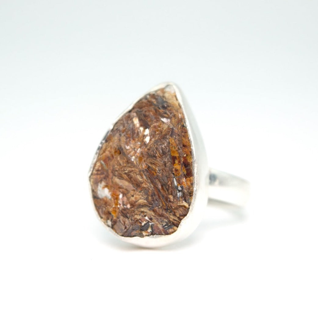 Astrophyllite Teardrop Ring | Ethical Crystals, Ascension Jewelry and ...