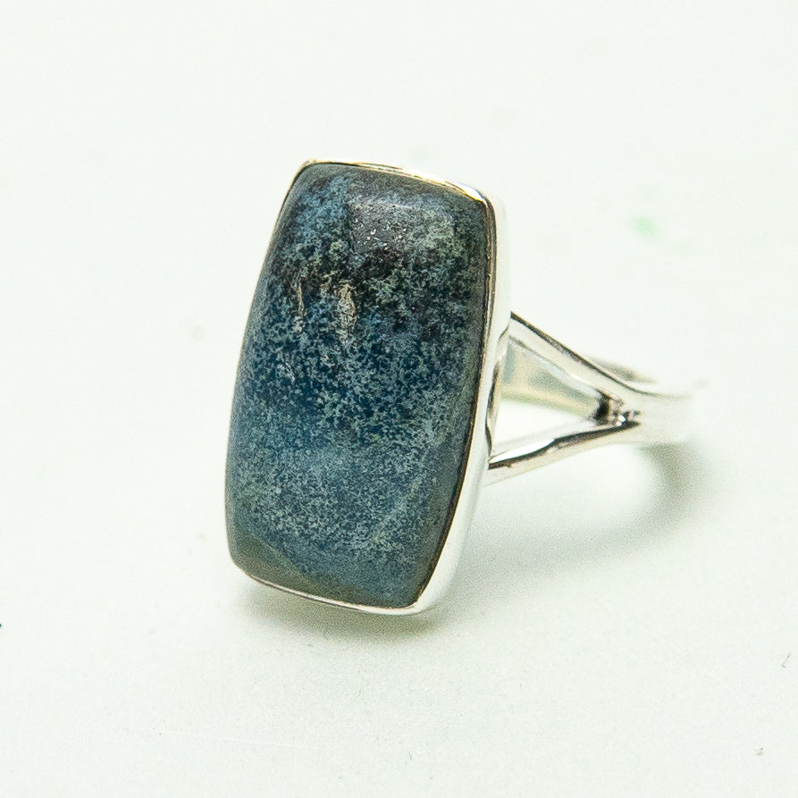Dumortierite Rectangle Ring | Shaman Sisters
